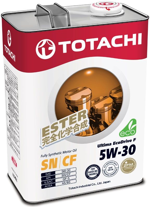 Масло моторное TOTACHI Ultima EcoDrive F Fully Synthetic SN/CF 5W-30 ...