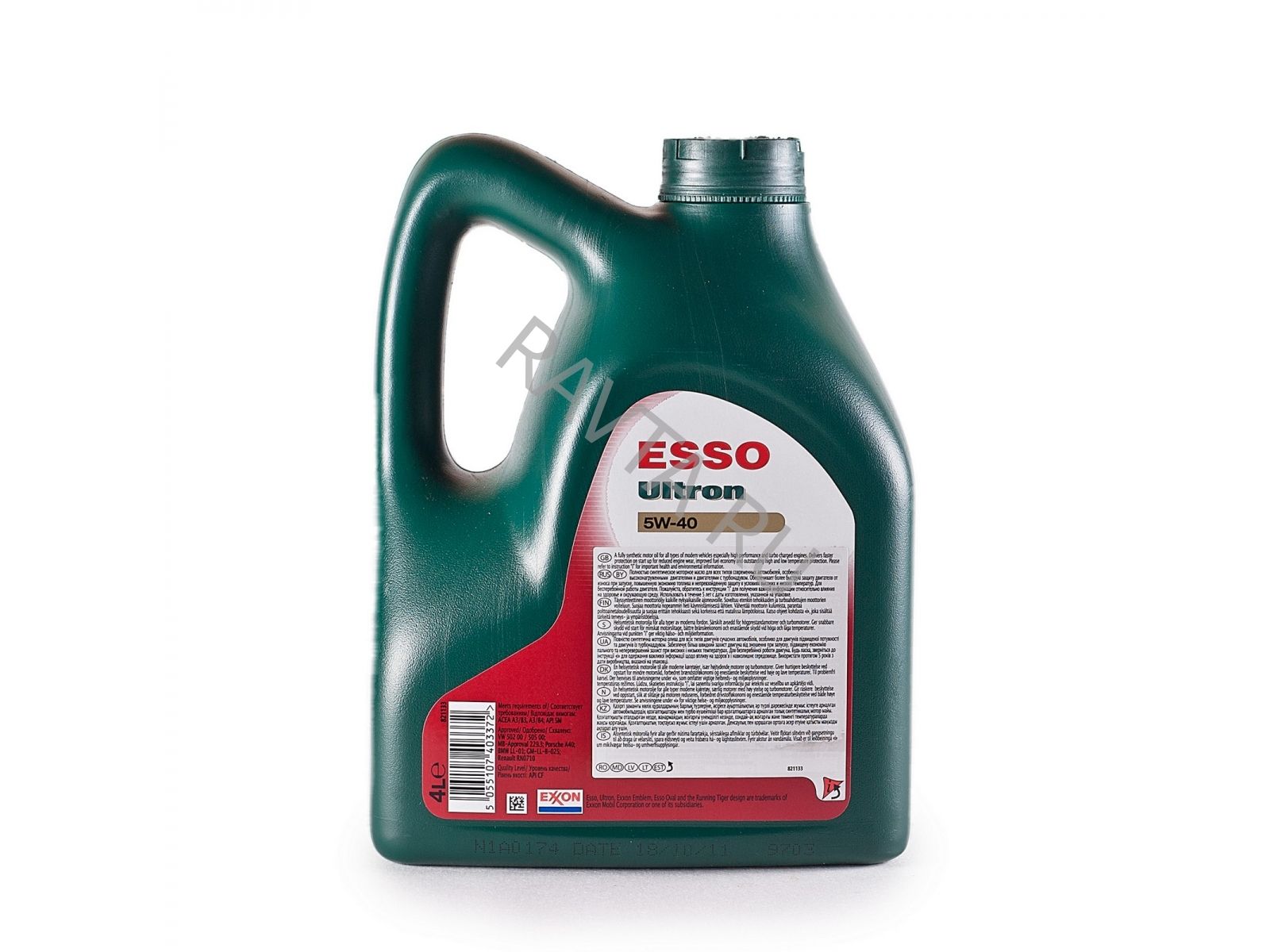 Масло Esso Ultron 5W 40 (4л): цена, описание, отзывы