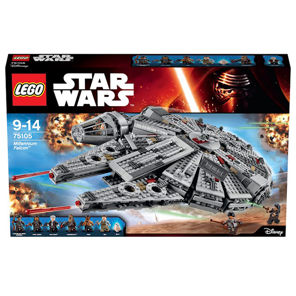 Конструктор Лего Звездные войны (Lego Star Wars) Сокол Тысячелетия ...